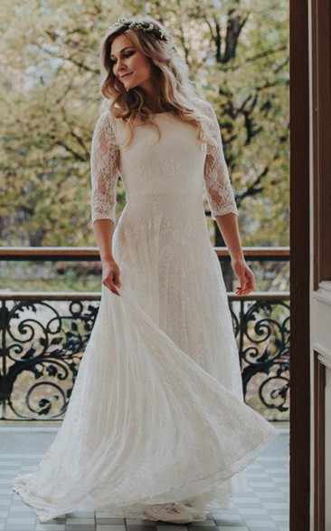 Chiffon Jersey Satin Sash Ribbon Lace Wedding Dress | Dorris Wedding